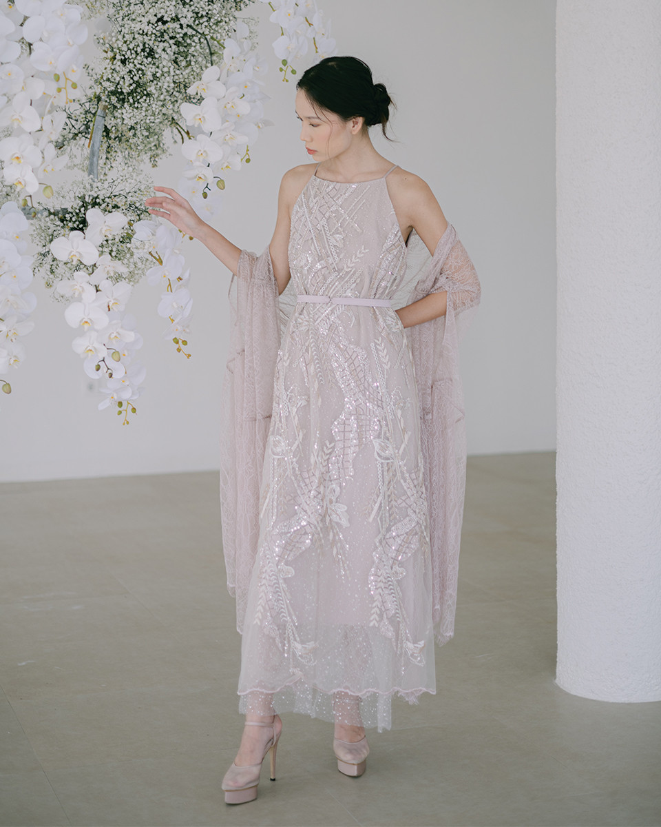 Carella Dress With Outer